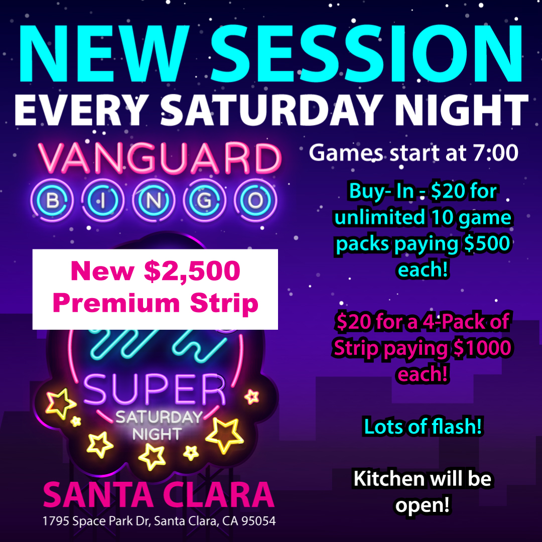 Bingo - Santa Clara Vanguard